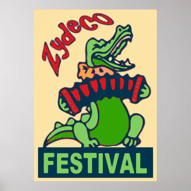 Zydeco Festival Poster | Zazzle